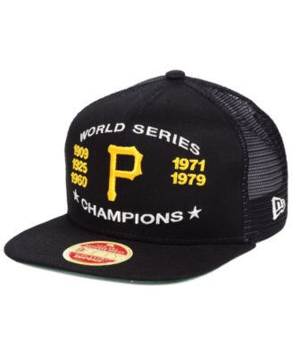 New Era Pittsburgh Pirates Team Front Trucker 9FIFTY Snapback Cap - Macy's