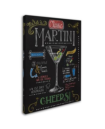 Trademark Global Fiona Stokes-Gilbert 'Martini' Canvas Art - 19" x 14" x 2" - Macy's