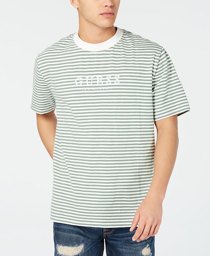 GUESS Originals Men's Go Stripe Logo Graphic T-Shirt - Macy's