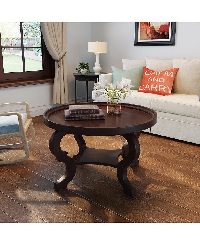 Noble House Althea Circular Coffee Table - Macy's