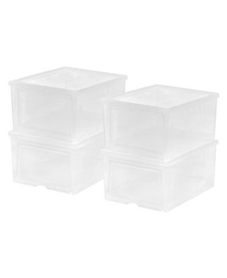 Iris Easy Access Women's Shoe Box, 4 Pack - Macy's