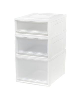Iris Shallow Medium Deep Box Chest Drawer Set - Macy's