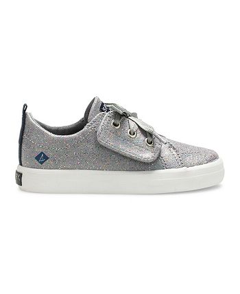 Sperry Toddler & Little Girls Crest Vibe Sparkle Junior Sneaker - Macy's