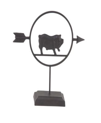 Rosemary Lane Farmhouse Metal Pig Table Decor - Macy's