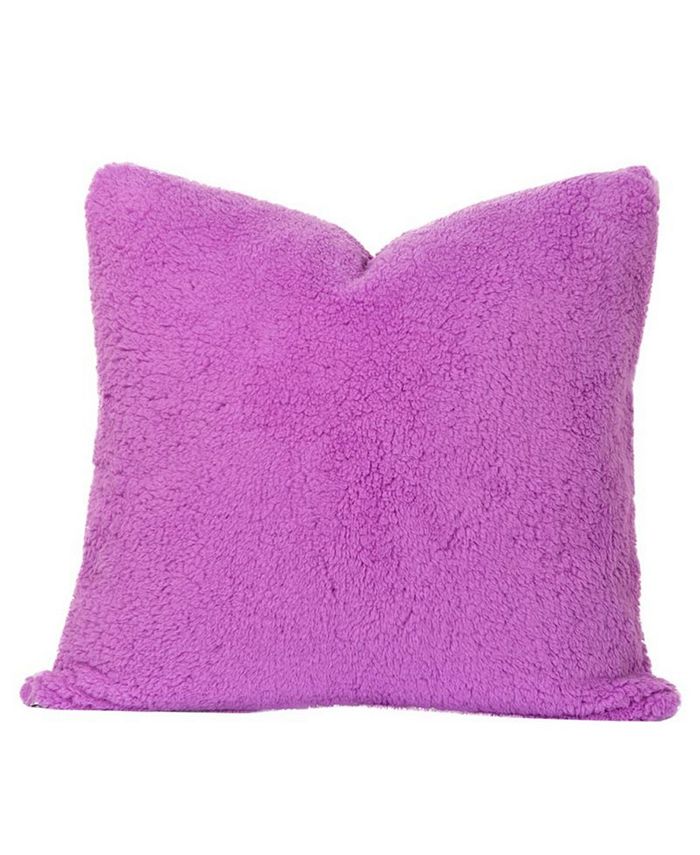 Crayola Playful Plush Vivid Violet 16" Designer Throw Pillow - Macy's