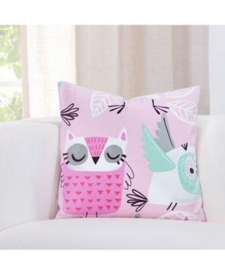 Crayola Night Owl 20" Designer Throw Pillow - Macy's