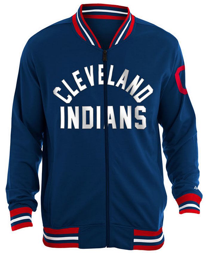 New Era Men's Cleveland Indians Lineup Track Jacket - Macy's