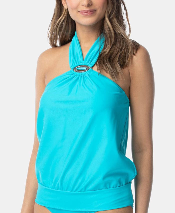 Coco Reef Maven Halter-Neck Bra-Sized Tankini Top - Macy's