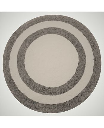 Saffron Fabs Two Tone 36" Reversible Cotton Bath Rug - Macy's