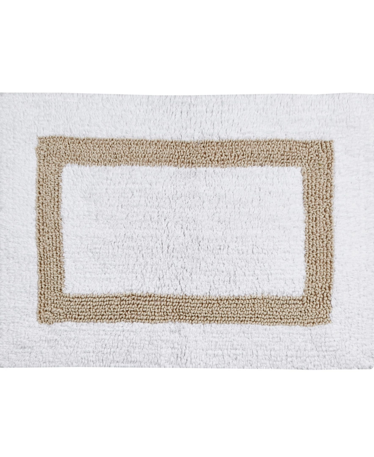 Click here for Better Trends Lux Contrast Frame Bath Rug  21 x 34... prices