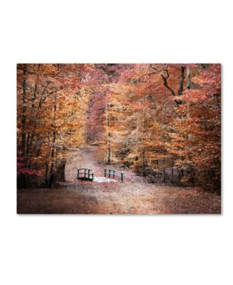 Jai Johnson 'The Little Blue Bridge' Canvas Art - 47" x 35" x 2" - Macy's