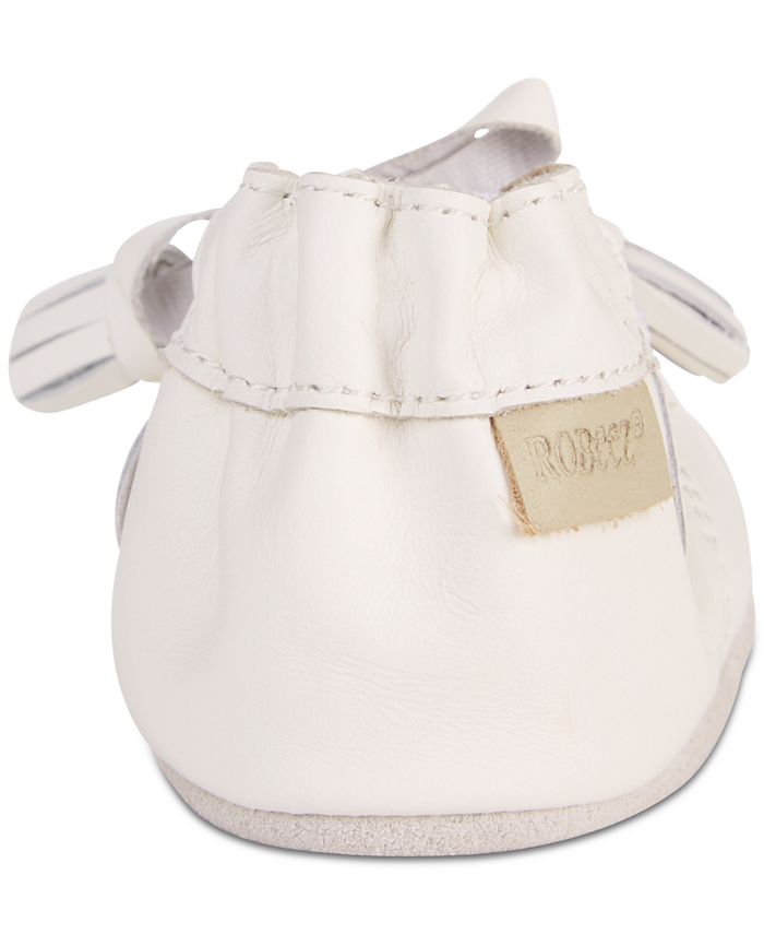 Robeez Baby Girls Meghan White Soft Sole Shoes - Macy's
