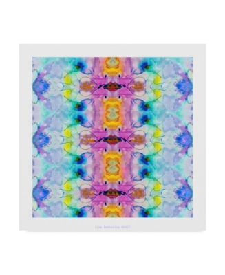 Lisa Katharina 'Watercolor Rainbow Hallucination' Canvas Art - 14" x 14 ...