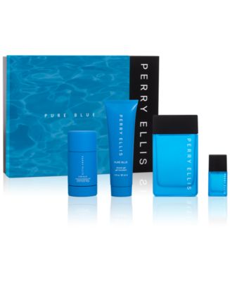 Perry Ellis Men's 4-Pc. Pure Blue Gift Set - Macy's