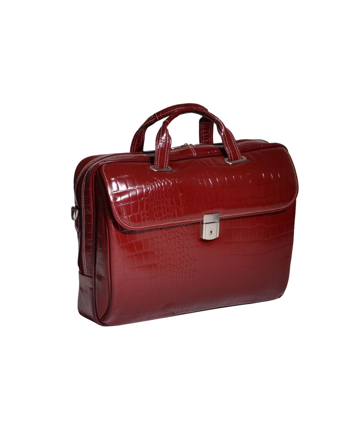 Click here for McKlein Siamod Servano Tablet Briefcase - Red prices
