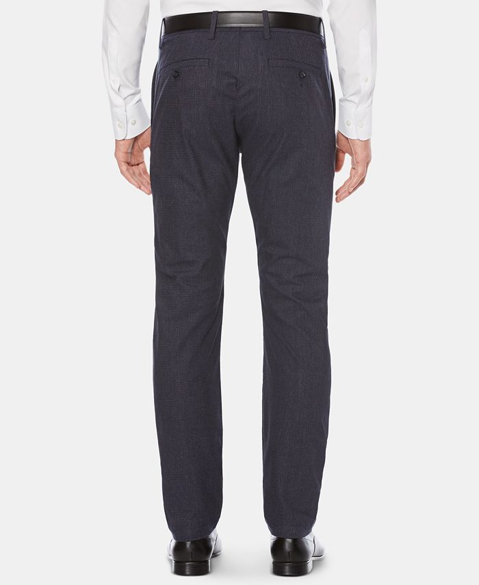 Perry Ellis Men's Slim-Fit Dobby Stretch Chinos - Macy's