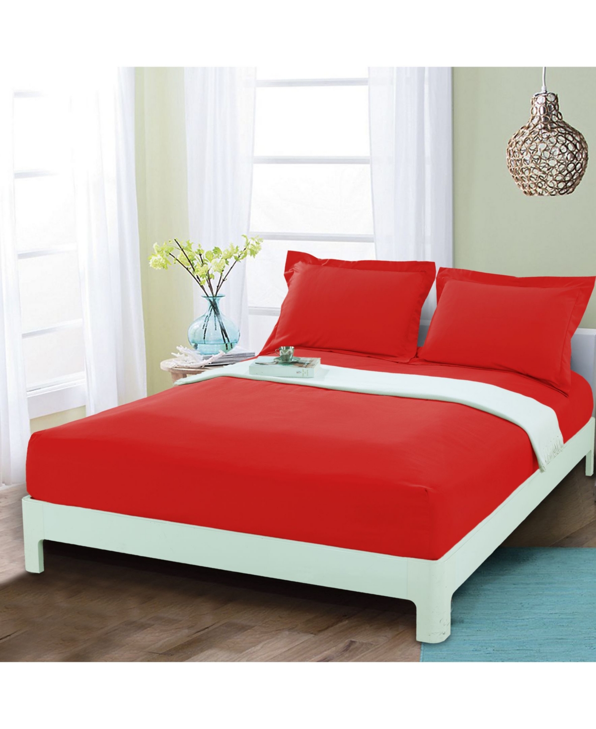 Click here for Elegant Comfort Silky Soft Fitted Sheet  Queen - R... prices
