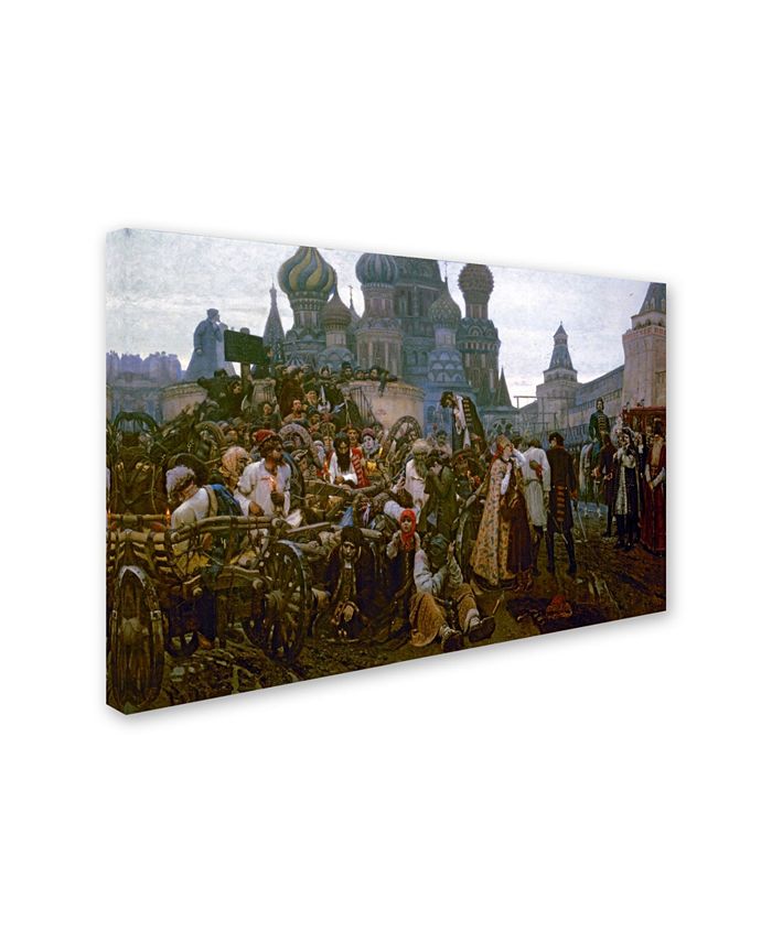 Trademark Global Vasily Surikov 'Morning Of The Execution Of The ...