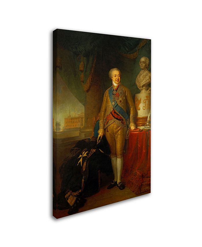 Trademark Global Vladimir Borovikovsky 'Portrait Of Prince Ab Kurakin ...