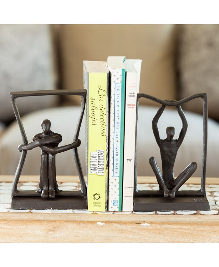 Danya B Stretching Boundaries Iron Bookend Set - Macy's