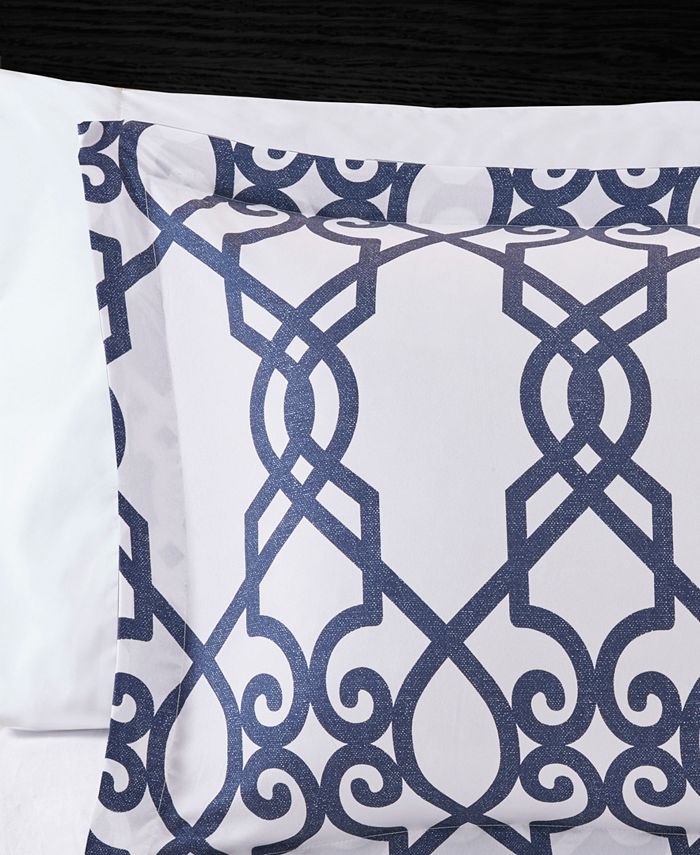 510 Design Neptune Full/Queen 5 Piece Reversible Print Comforter Set ...
