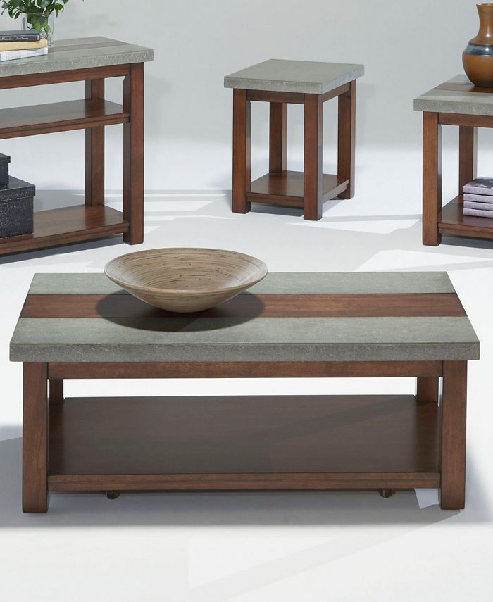 Progressive Furniture Cascade Castered Cocktail Table - Macy's