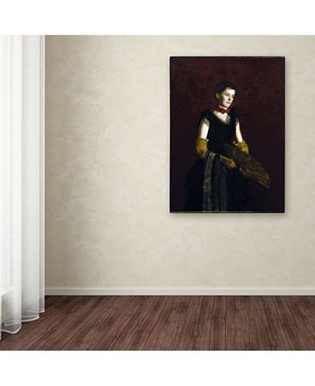 Trademark Global Thomas Eakins 'Letitia Wilson Jordan' Canvas Art - 19 ...