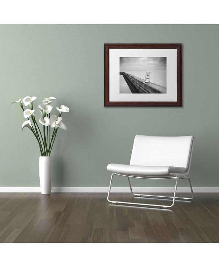 Trademark Global Moises Levy 'Be Happy' Matted Framed Art - 14" x 11" x ...