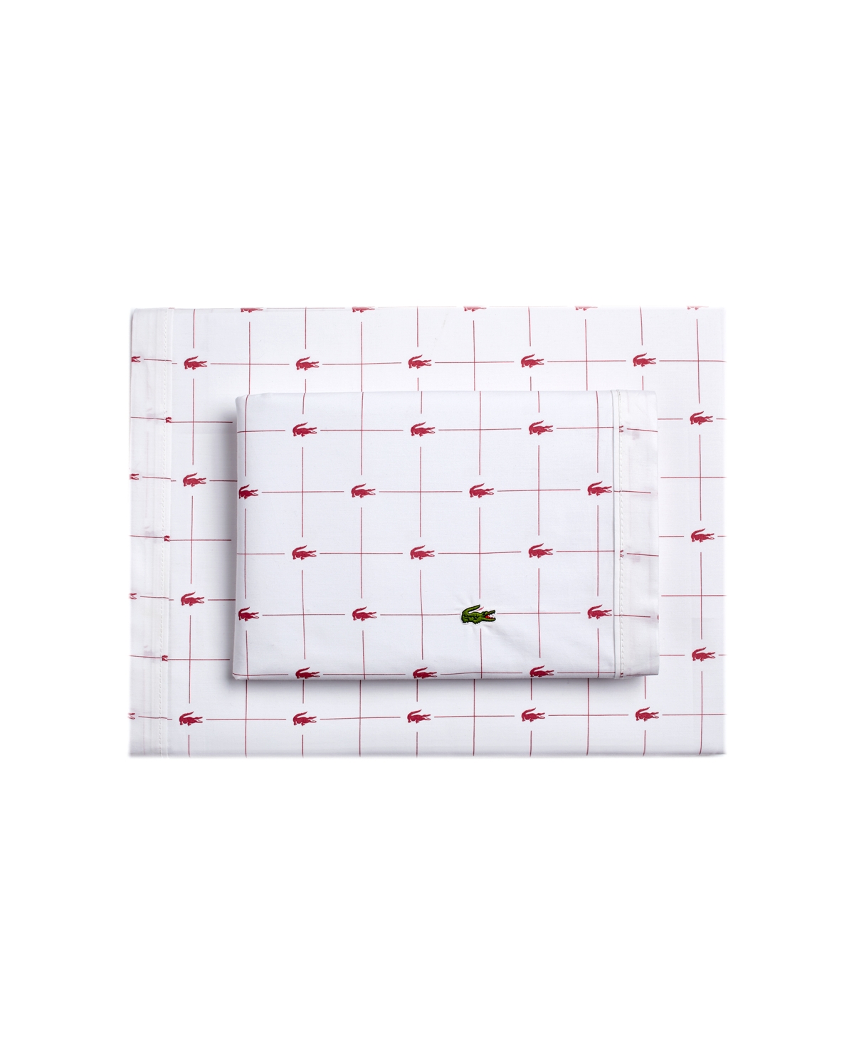 Click here for Lacoste Home Slice 100 Cotton Percale 3-Pc. Sheet... prices