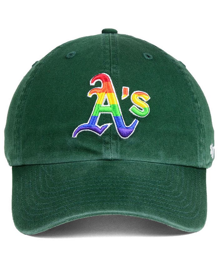 '47 Brand Oakland Athletics Pride CLEAN UP Strapback Cap - Macy's
