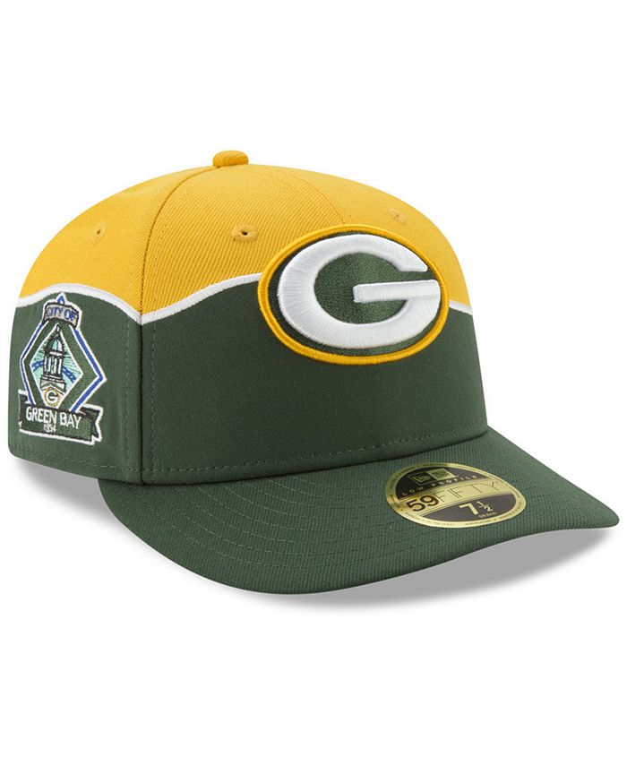 New Era Green Bay Packers Draft Low Profile 59FIFTY-FITTED Cap - Macy's