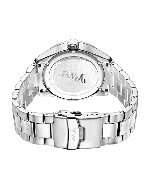 Jbw Men's Bond Diamond (1/10 ct.t.w.) Stainless Steel Watch & Reviews ...