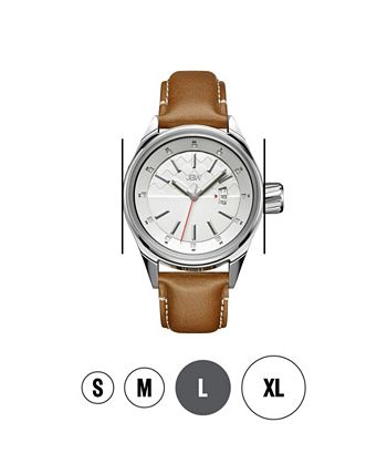 Jbw Men's Rook Diamond (1/8 ct.t.w.) Stainless Steel Watch - Macy's