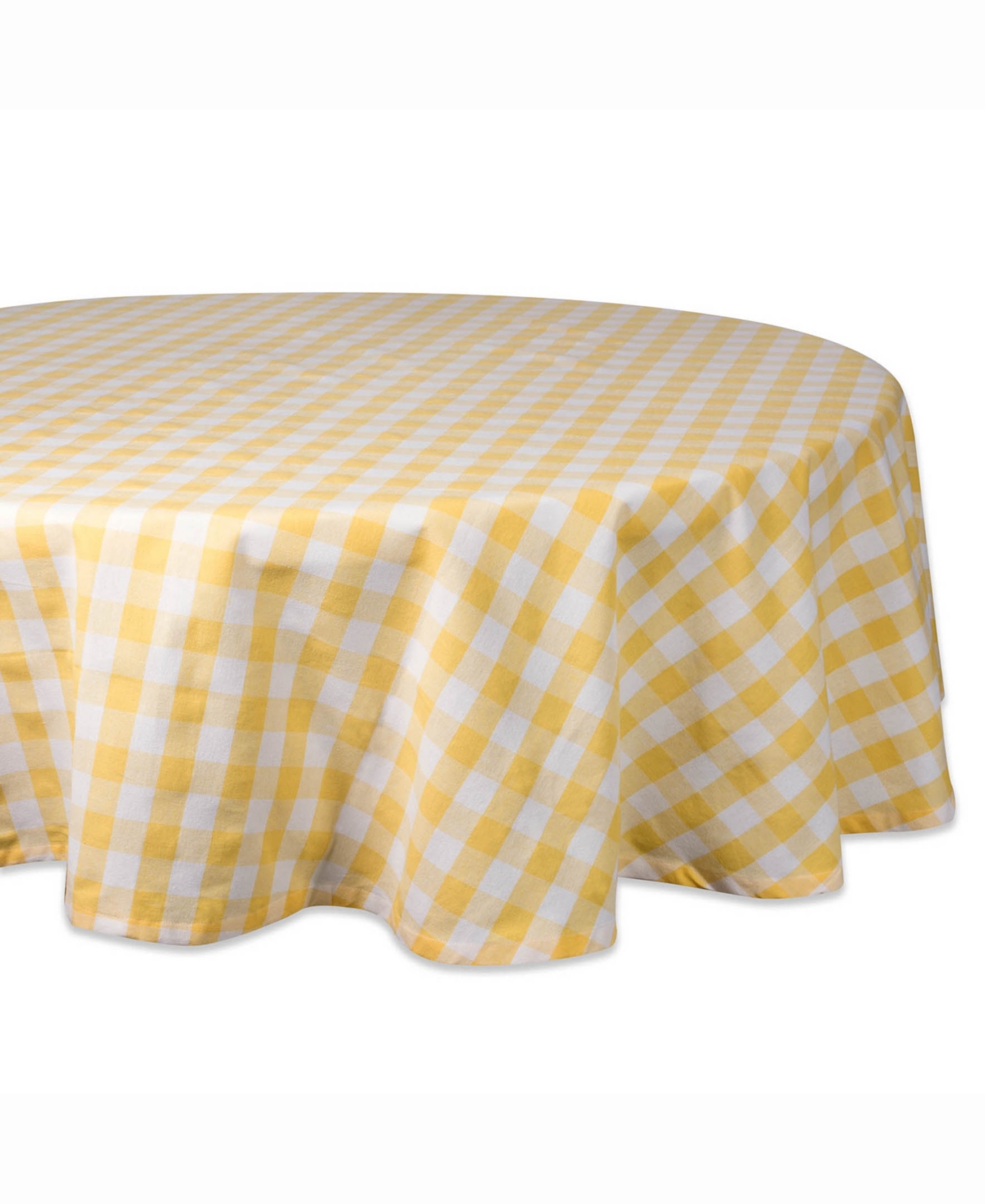 Click here for Checkers Table cloth 70 Round - Yellow prices
