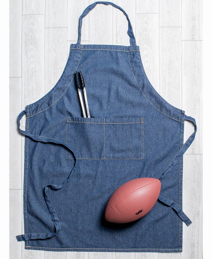 Design Imports Denim Chef Apron - Macy's