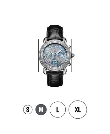 Jbw Women's Victory Diamond (1/6 ct.t.w.) Stainless Steel Watch - Macy's