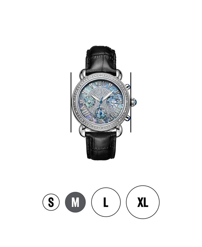 Jbw Women's Victory Diamond (1/6 ct.t.w.) Stainless Steel Watch - Macy's