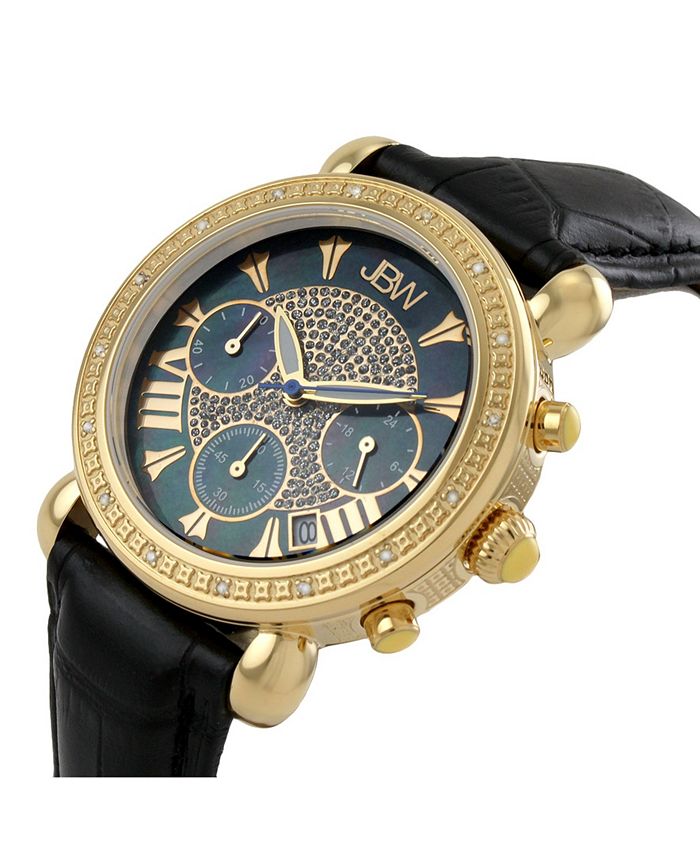 Jbw Women's Victory Diamond (1/6 ct.t.w.) 18k Gold Plated Stainless ...