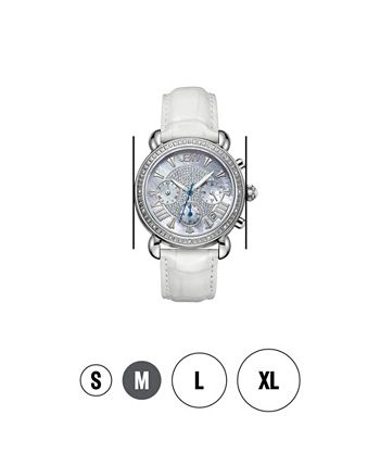 Jbw Women's Victory Diamond (1/6 ct.t.w.) Stainless Steel Watch - Macy's
