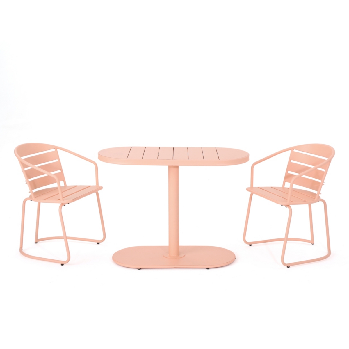Click here for Santa Monica Outdoor 3pc Dining Set - Orange prices