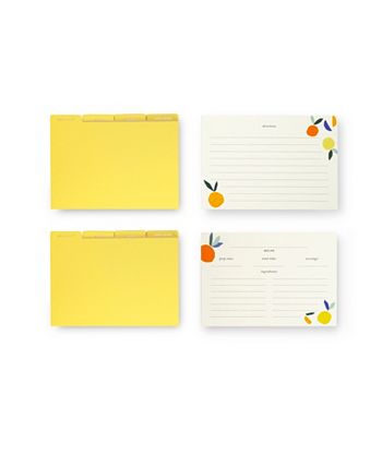 kate spade new york Citrus Twist Recipe Box - Macy's