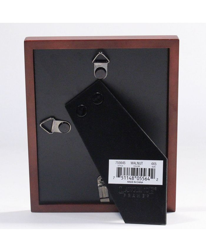 Lawrence Frames Walnut Wood Picture Frame - Gallery Collection - 4" x 5 ...