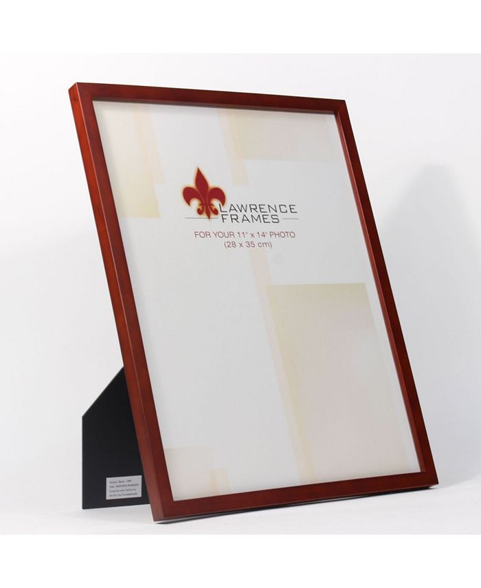 Lawrence Frames Walnut Wood Picture Frame - Gallery Collection - 11" x ...