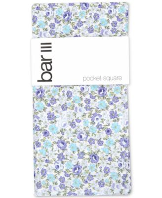 Bar III Men's Douglas Floral Pocket Square, Created for Macy's - Macy's