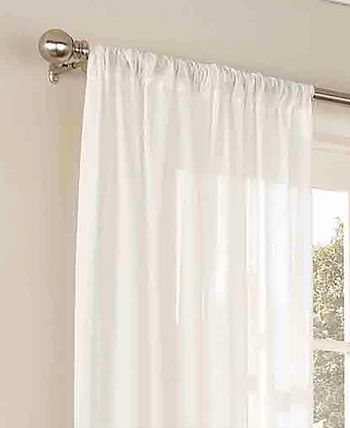 Eclipse Chelsea Rod-Pocket Panel, 52" x 63" - Macy's