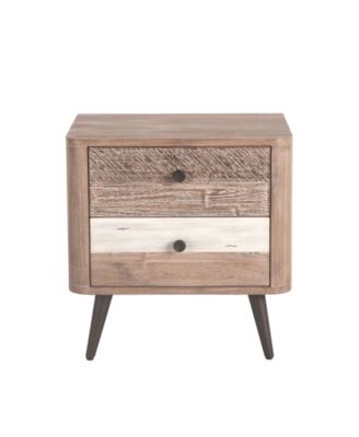 Newport Acacia Wood Night Chest in Multiple Finishes - 24" x 18" x 24 ...