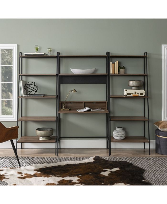 Walker Edison 3-Piece Home Office Wood Desk Set - Macy's