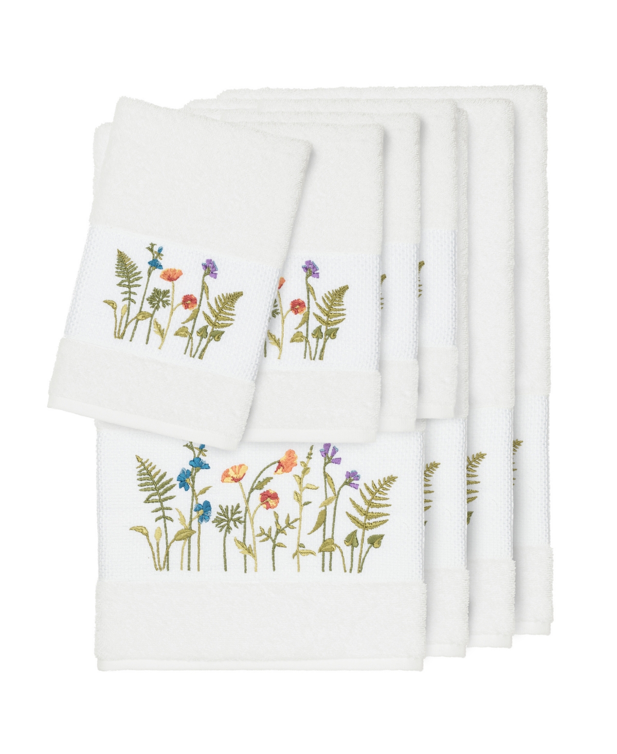 Click here for Linum Home Turkish Cotton Serenity 8-Pc. Embellish... prices