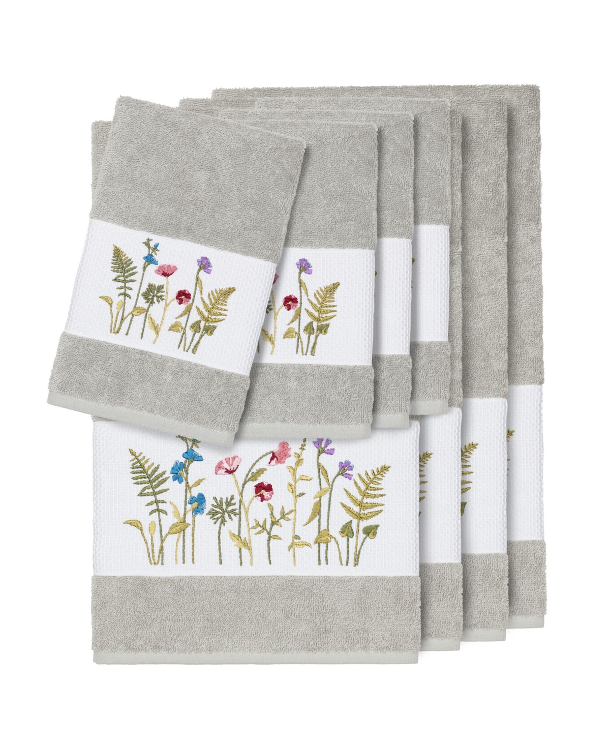 Click here for Linum Home Turkish Cotton Serenity 8-Pc. Embellish... prices
