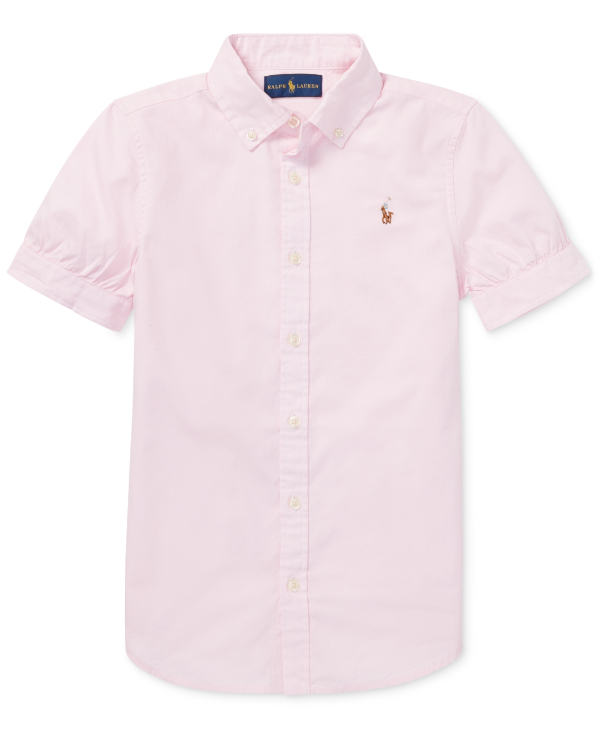 Click here for Polo Ralph Lauren Big Girls Short Sleeve Solid Oxf... prices